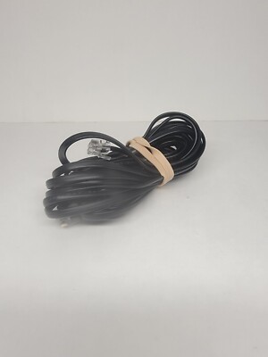 10ft Telephone Line Cord Cable Wire RJ11 DSL Modem Fax Phone to Wall | eBay
