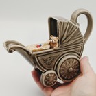 Vtg Park Rose Bridlington Pitcher Creamer Baby Buggy Pram Teddy Bear ...