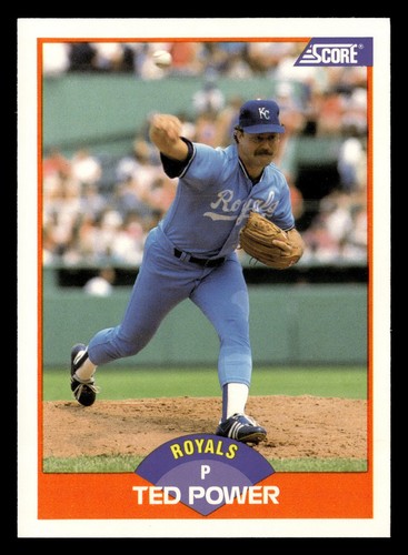 Ted Power 1989 Score #348 Kansas City Royals BUY3GET1FREE | eBay