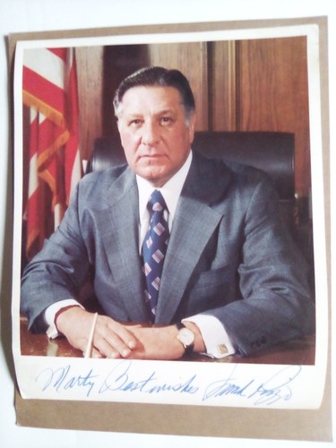 Frank Rizzo Philadelphia Mayor Autographed 8"X10" Inch Color Photo RARE ...
