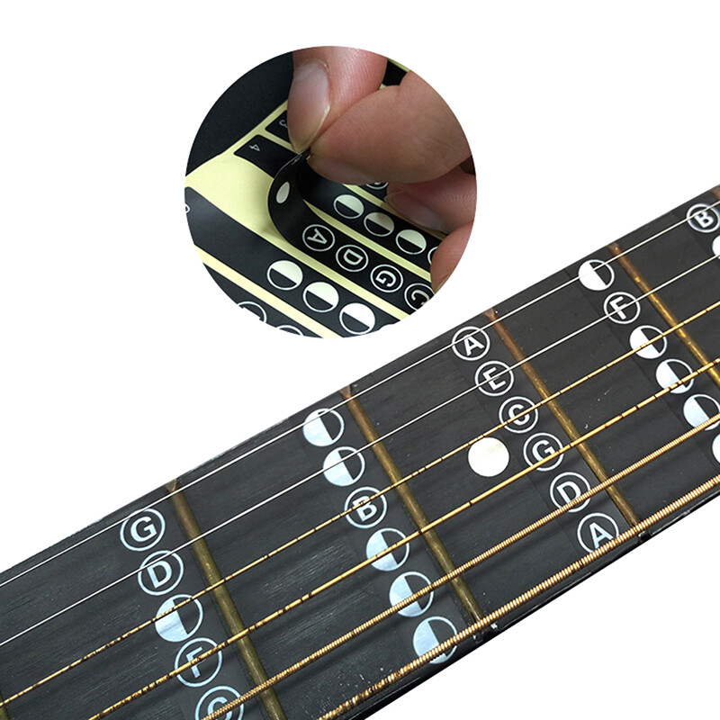 Guitar Fretboard Notes Map Labels Stickers Fingerboard for 6 String ...