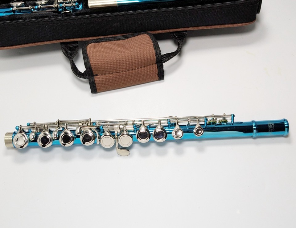 Eastar Flute Blue Closed Hole 16 Keys Flute Beginner Student Preowned ...
