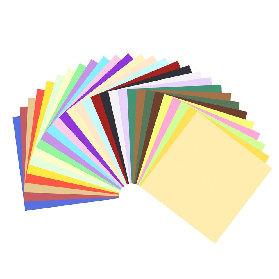 250 Pcs Hand Craft Paper Origami Kit Colored Cardstock Coloured for ...