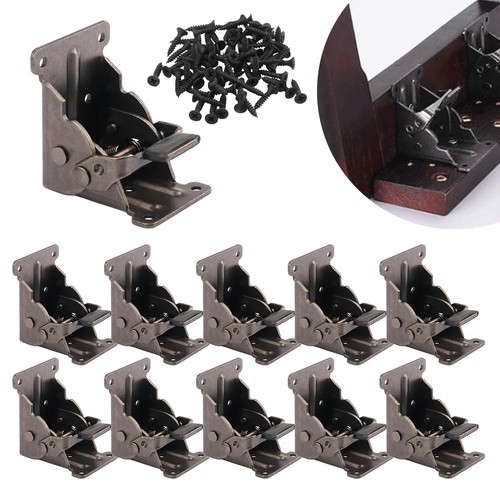 12 Pack Folding Brackets With Screw Table Leg Lock Extension Support ...