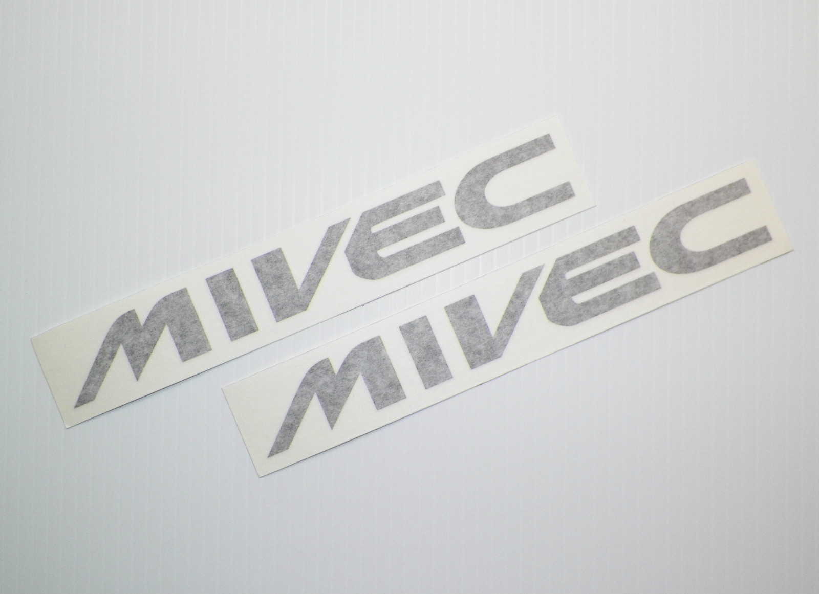 New Mitsubishi MIVEC Logo Decal Pair VVT Turbo Lancer EVO Galant ...