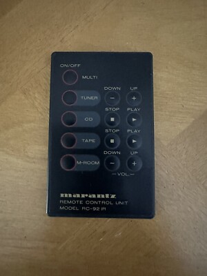 Marantz Remote Control Unit Model RC-92 IR | eBay