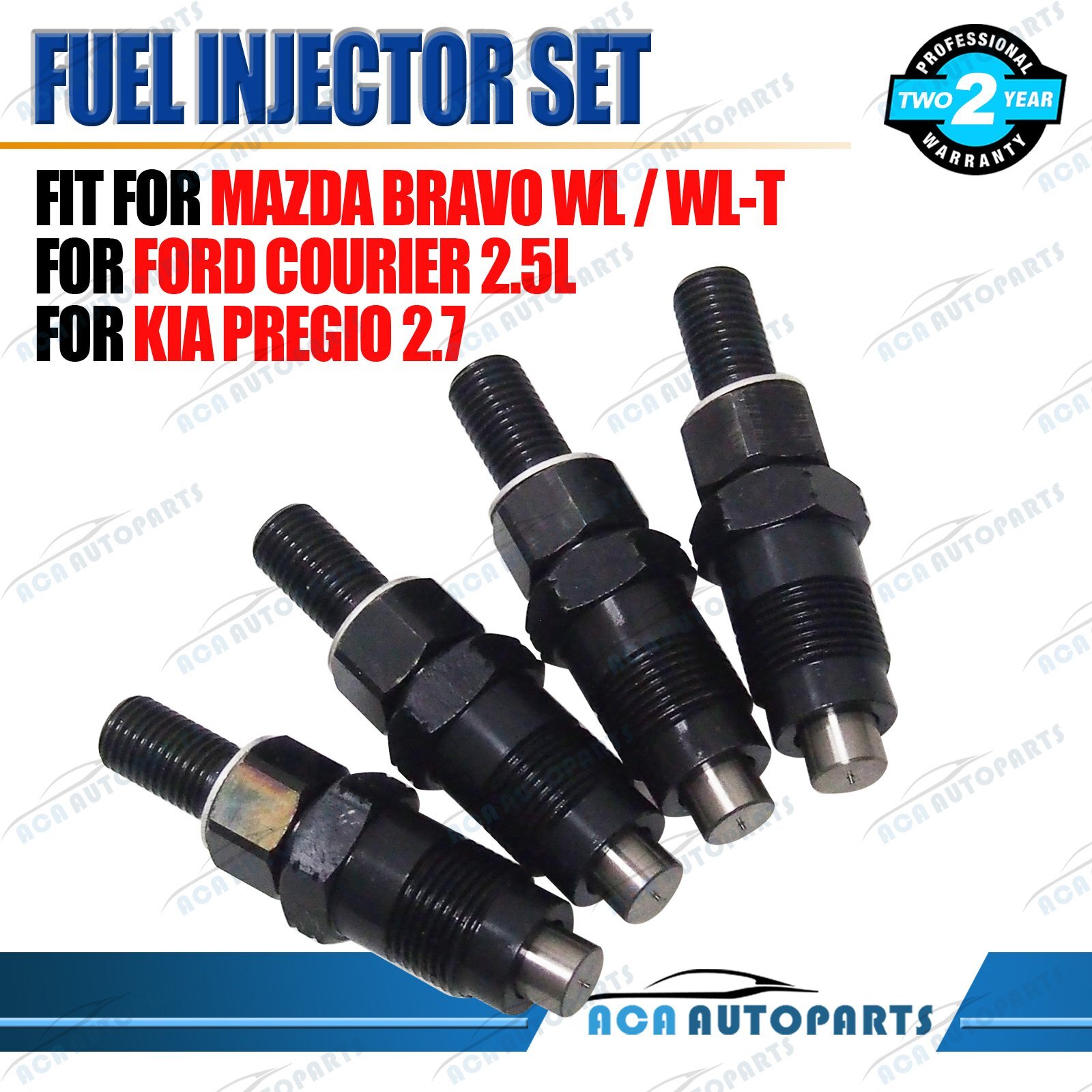DIESEL FUEL INJECTOR SET For MAZDA BRAVO WL/WLT FOR FORD COURIER 2.5 ...