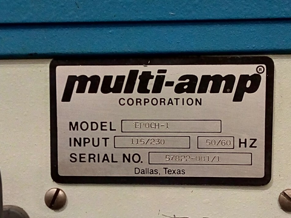 MULTI-AMP EPOCH-I 1 Relay Test Set | eBay
