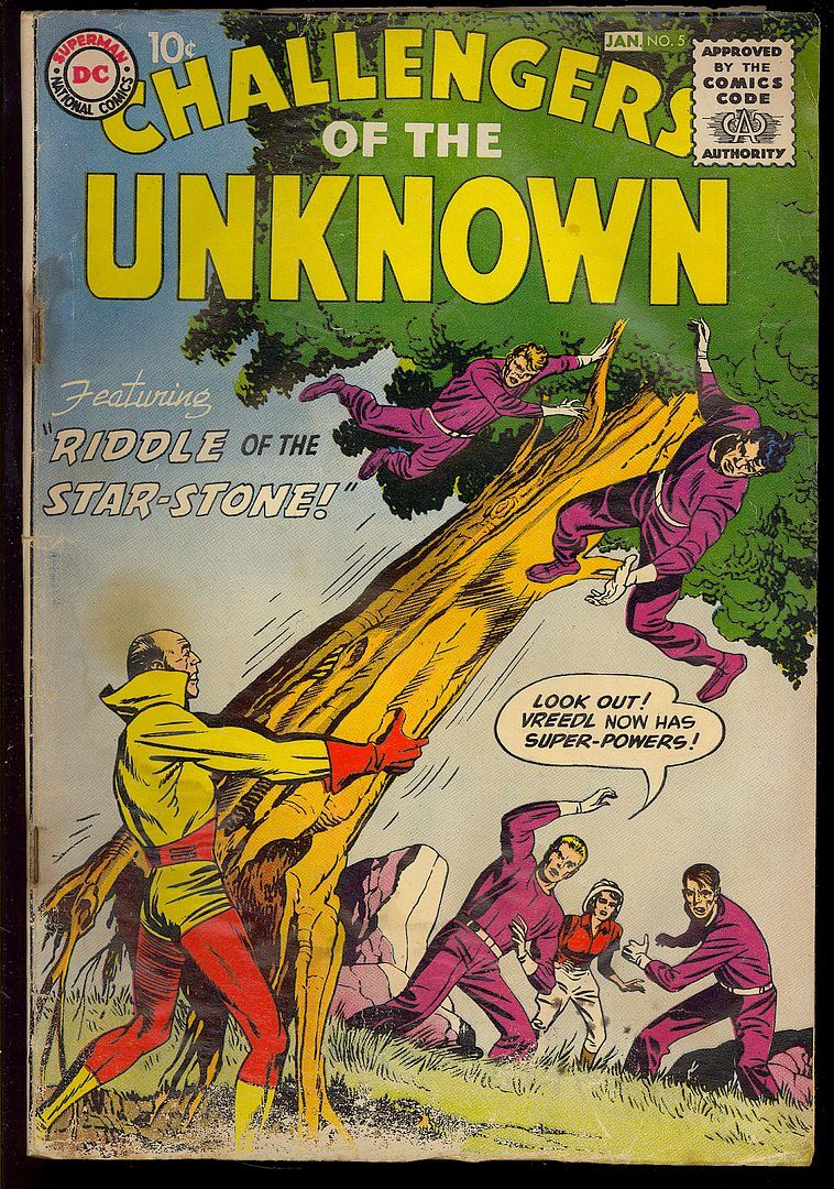 Challengers of the Unknown #5 Kirby Art Silver Age Superhero DC Comic 1959 GD | eBay