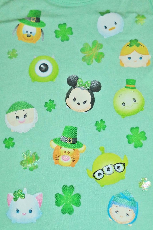 Disney St Patrick's Day Tsum Tsum Youth Girls Tank Top T-shirt XSmall ...