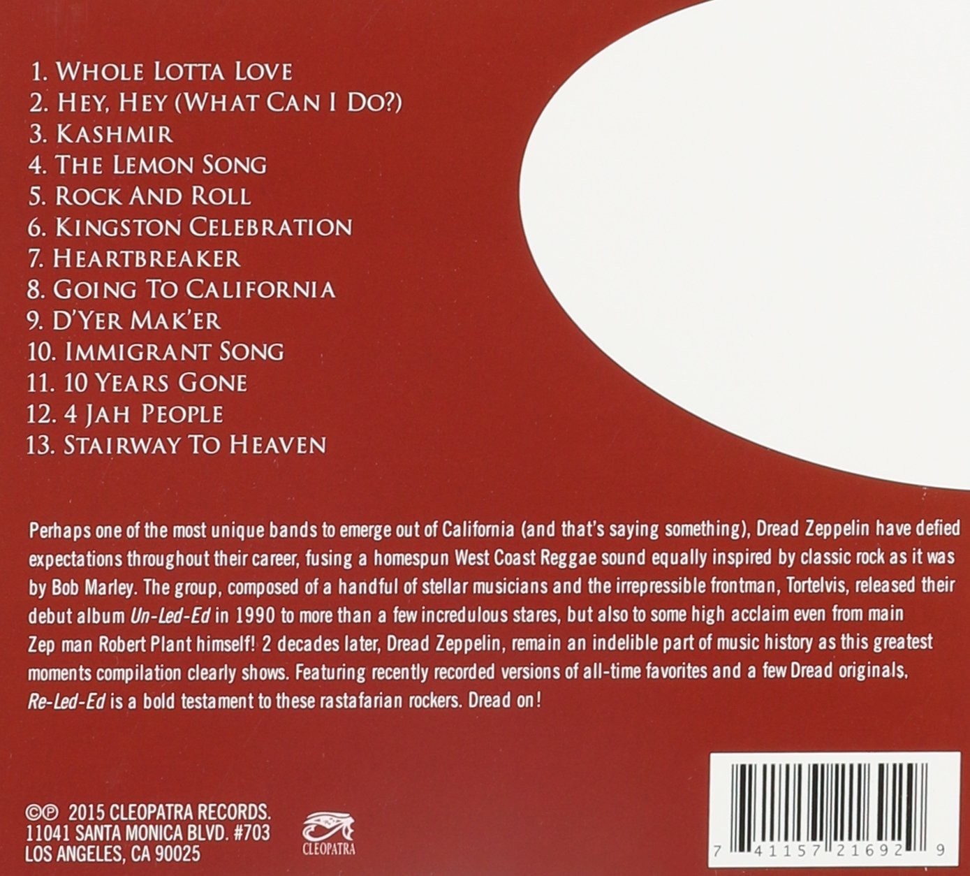 DREAD ZEPPELIN - RE-LED-ED BEST OF CD NEW 741157216929| eBay