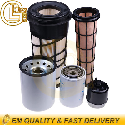 Filter Kit for John Deere 5045E 5055E 5065E 5075E Tractor w/ T2 IT4 ...