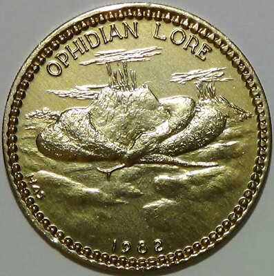 Mardis Gras Doubloon 1982 Ophidian Lore ~ The Golden Cup Of Comus 1857 ...
