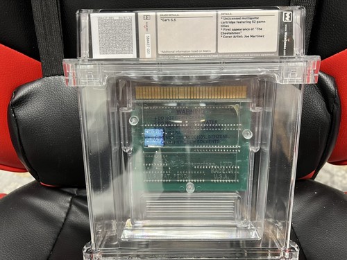 1991 Nintendo NES Action 52 Games Cheetahmen Graded WATA 5.5 Clear Cart ...