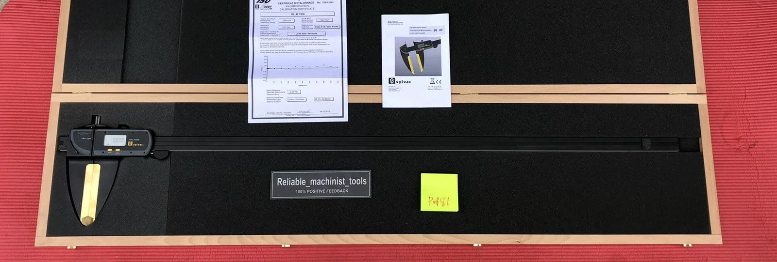 *NEW* SWISS MADE SYLVAC FOWLER 54-110-340 ULTRA LIGHT WEIGHT CALIPER ...