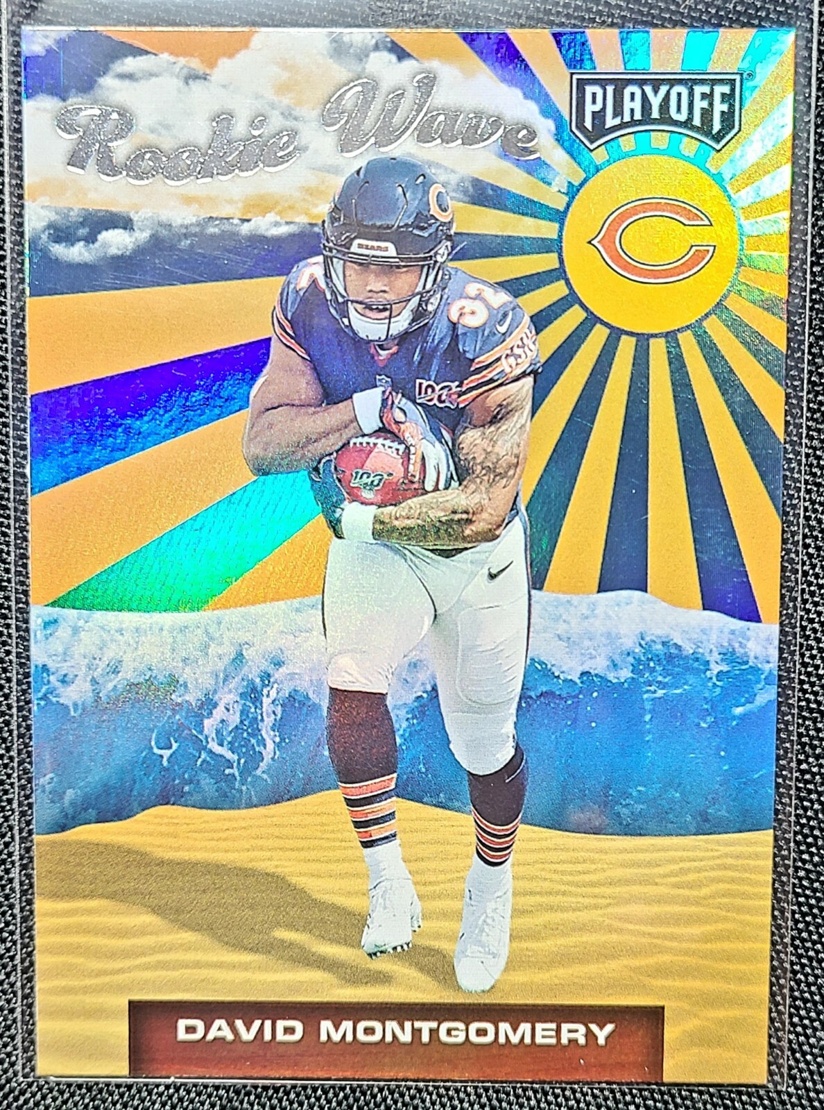 2019 Playoff Rookie Wave David Montgomery ROOKIE CARD RC BEARS! | eBay