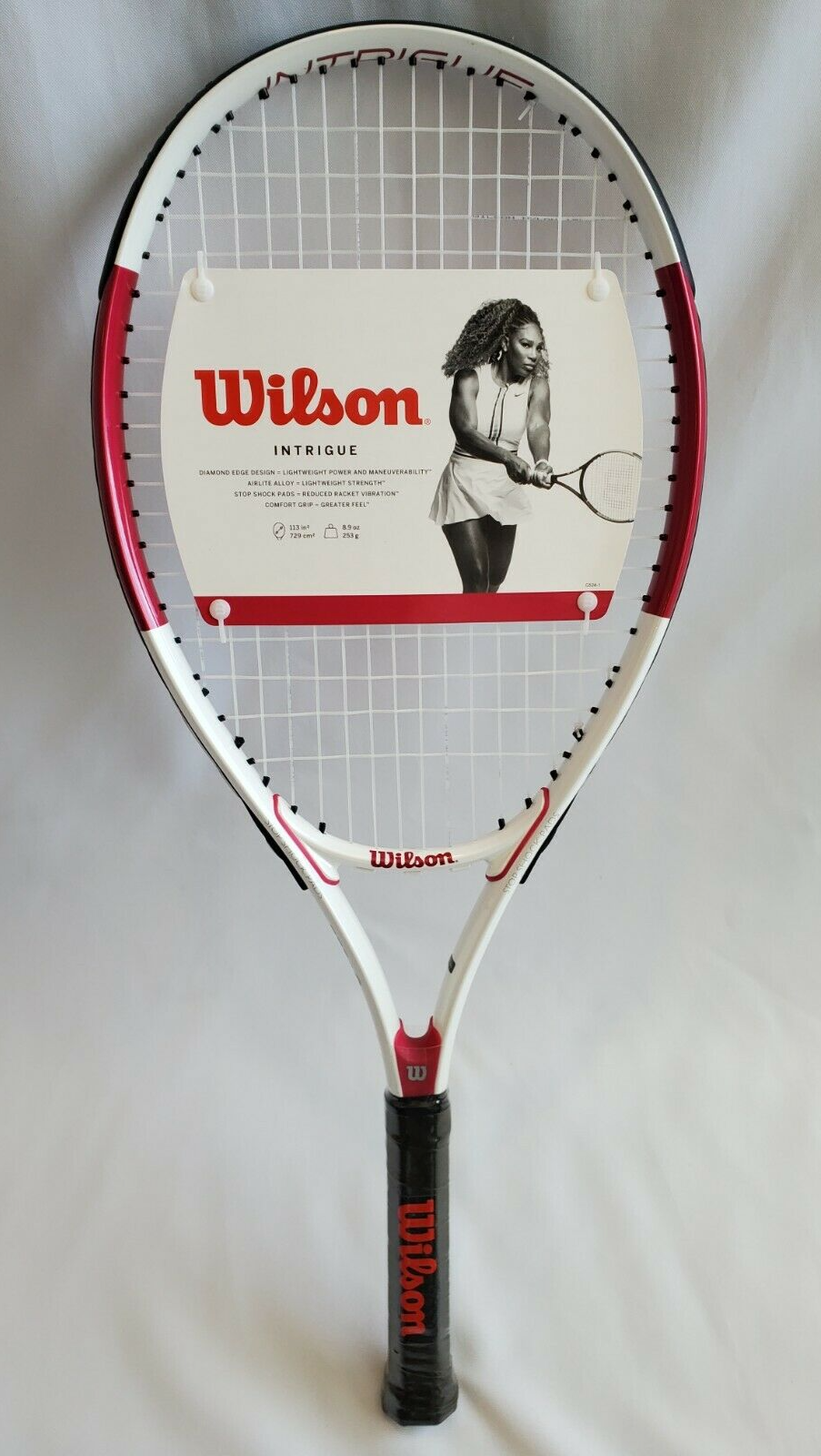 Wilson Intrigue Tennis Racquet 4 1/4” Grip Airlite Alloy 253g 8.9oz ...