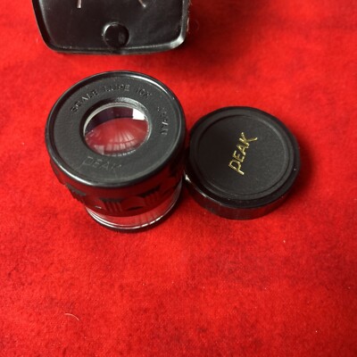 PEAK SCALE LUPE 10X LOUPE w/ CASE - MADE IN JAPAN (k10) | eBay