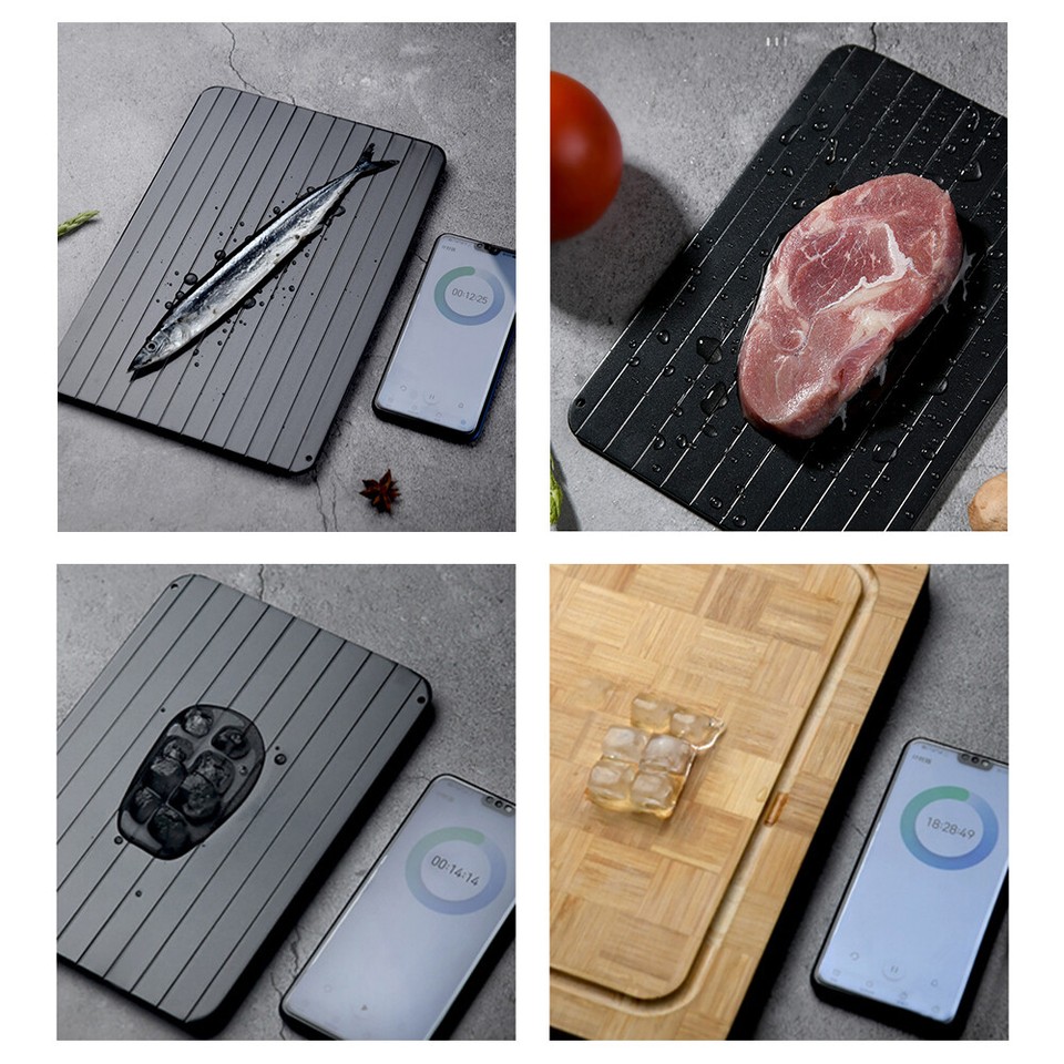 Fast Defrosting Tray Rapid Thawing Board Safe Defrost Meat Frozen Food ...