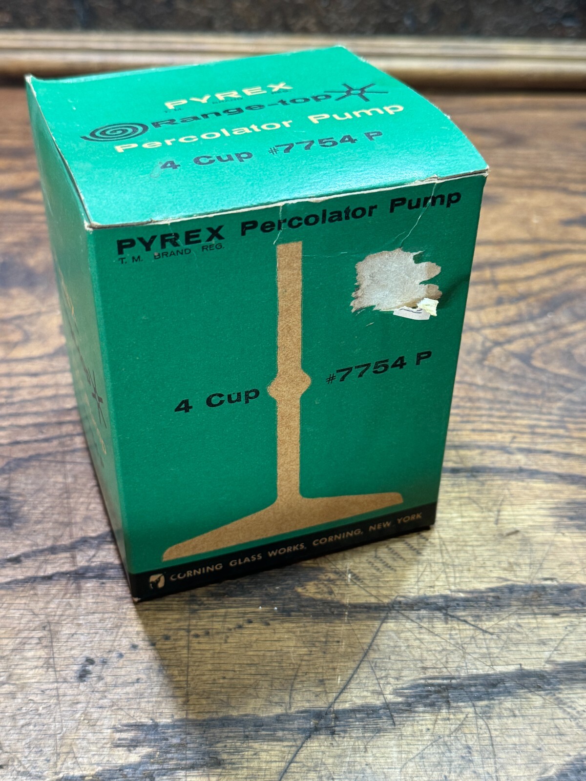 NOS PYREX Glass Percolator Pump 7754P 4 Cup for sale online | eBay