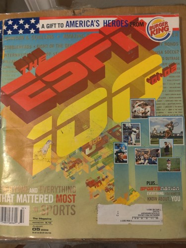 ESPN Magazine August 5, 2002 The ESPN 100 cover | eBay