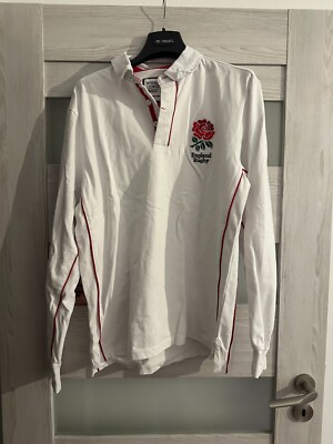 England Vintage Rugby Union Shirt Jersey Cotton Large Longsleeve | eBay