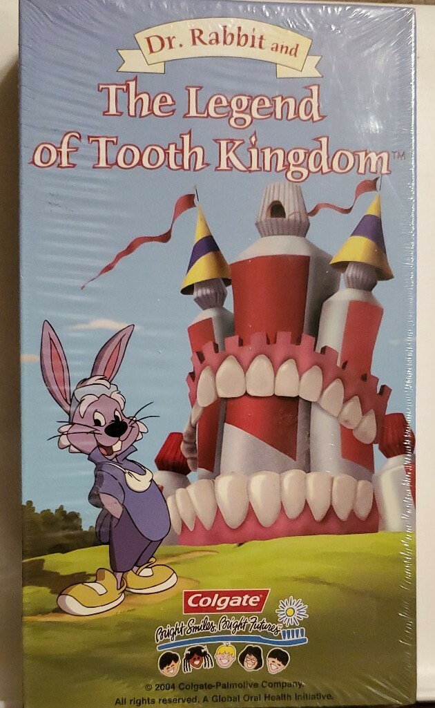 DR. RABBIT AND THE LEGEND OF TOOTH KINGDOM VHS VIDEOS COLGATE BRAND NEW ...