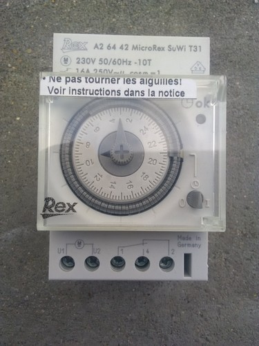 interrupteur horaire modulaire journalière MICROREX T31 LEGRAND RÉF ...