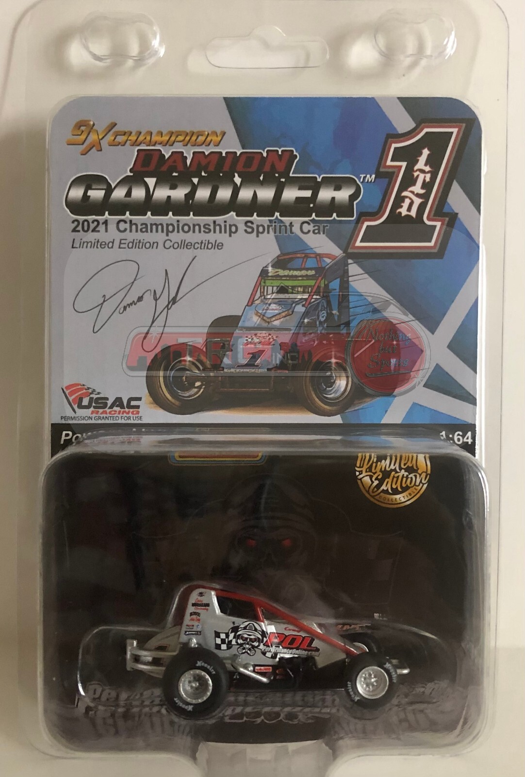Damion Gardner 2021 Acme #1 Performance Online 1/64 Champion Midget ...