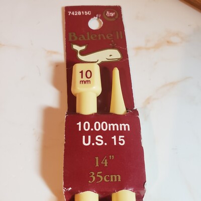 Boye Balene II Knitting Needles Size 15 14" Length Perfection Point ...