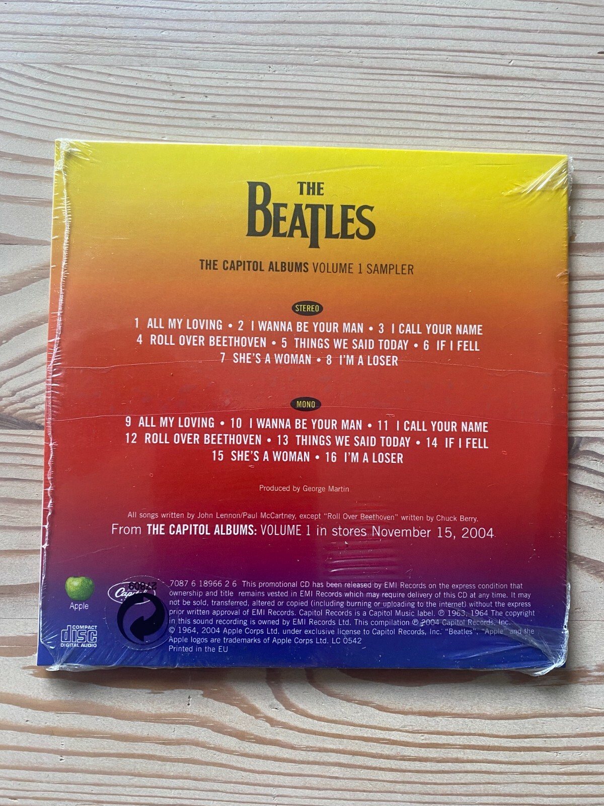 The Beatles – The Capitol Albums Volume 1 2004 Promo Sampler CD NEU ...