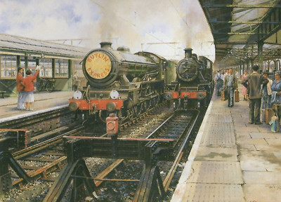 CLACTON STATION BUTLINS HOLIDAY TRAIN 1960s STUNNING RAILWAY PRINT ...