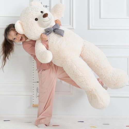 MaoGoLan Giant Teddy Bear Big 4 Feet Stuffed Animal Assorted Colors ...