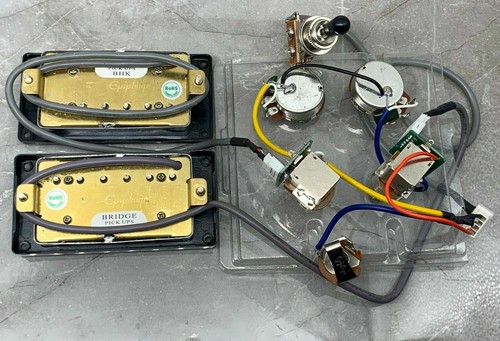 Humbucker Classic Alnico '57 Epiphone Pickups with Push Pull Coil Split ...