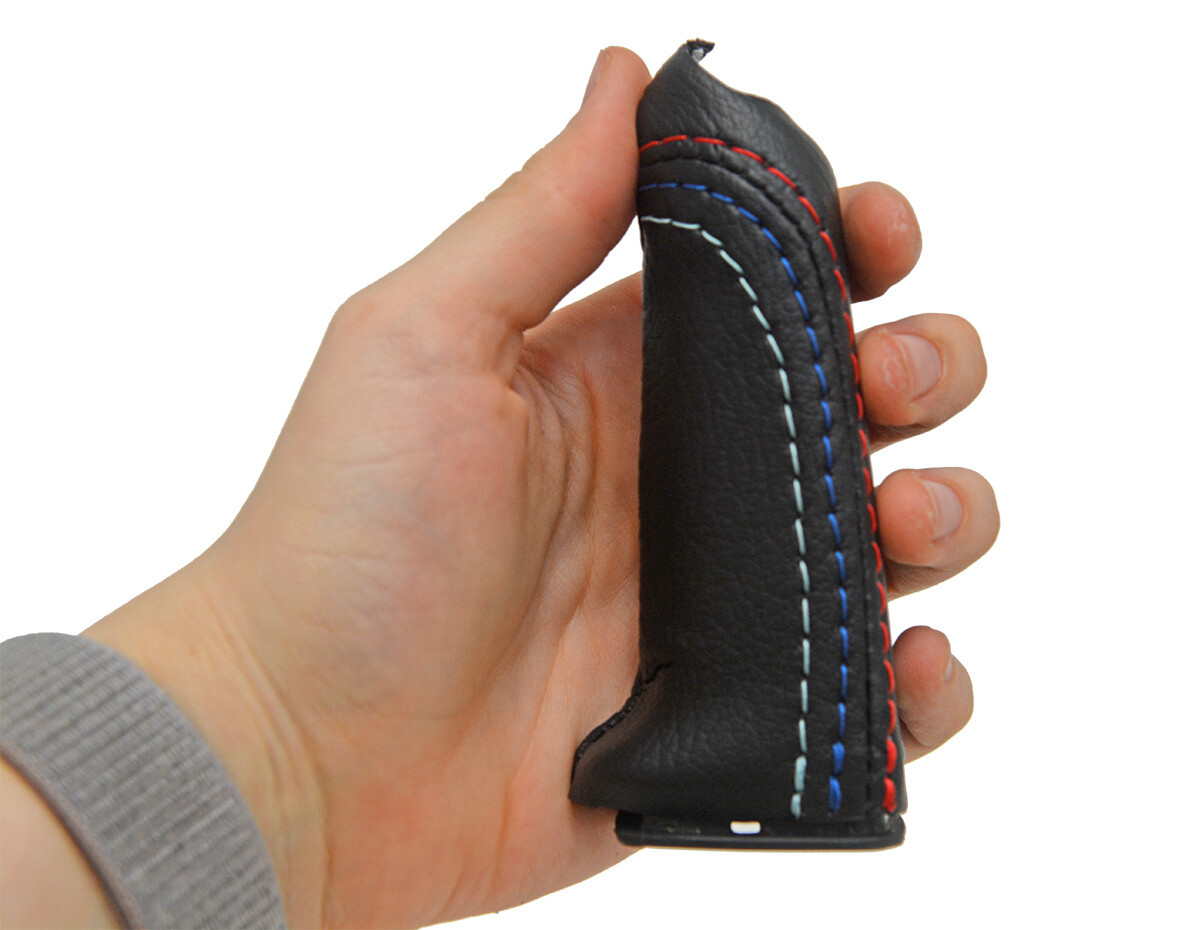 Fits 2005-2013 BMW E90 Leather E Brake Handle Cover M Type Stitch | eBay