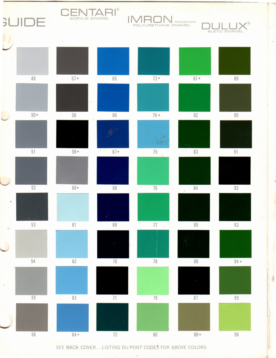 Dupont Centari Paint Color Chart Gallant Gray' Is Axalta's Car Color