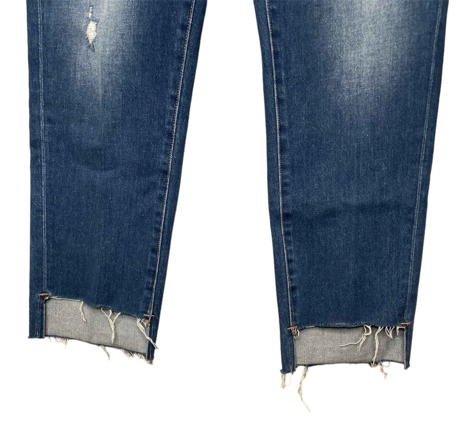 Frame Le Nouveau Straight Asymmetrical Raw Hem Jeans … - Gem