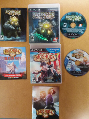 PS3 LOT: BioShock 2 And Bioshock Infinite PlayStation 3 MINT CIB ...