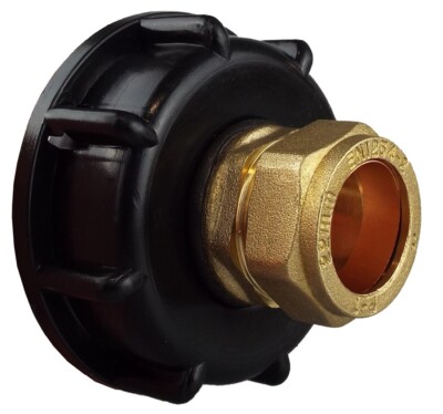 Ibc Tank Outlet s60x6 Kit To Copper Pipe 15mm,22,or 28mm | eBay UK
