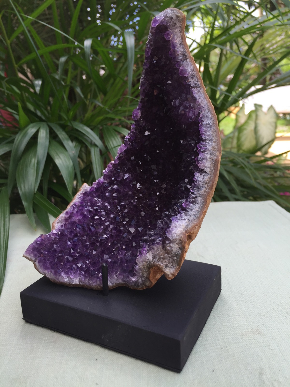 Three prong Display Stand For Mineral Specimen Amethyst Geodes Gemstone ...