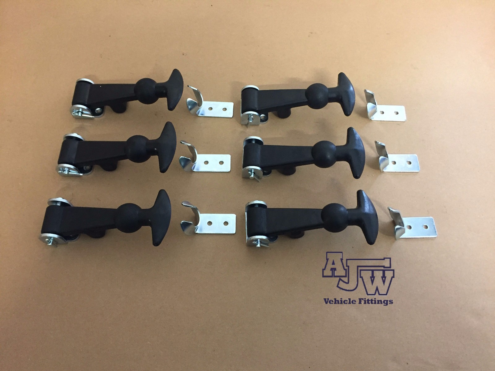 6 X Rubber Bonnet Fastener 112mm Door Catch Straps Rally Car Horsebox ...