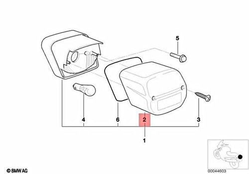 Genuine BMW 259E 259R R21 R21A R28 Lens OEM 63212306242 | eBay
