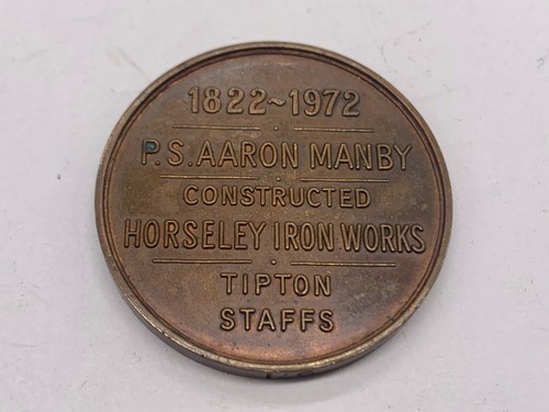 S.S AARON MANBY FIRST STEAMSHIP MEDALION HORSELEY WORKS TIPTON | eBay UK