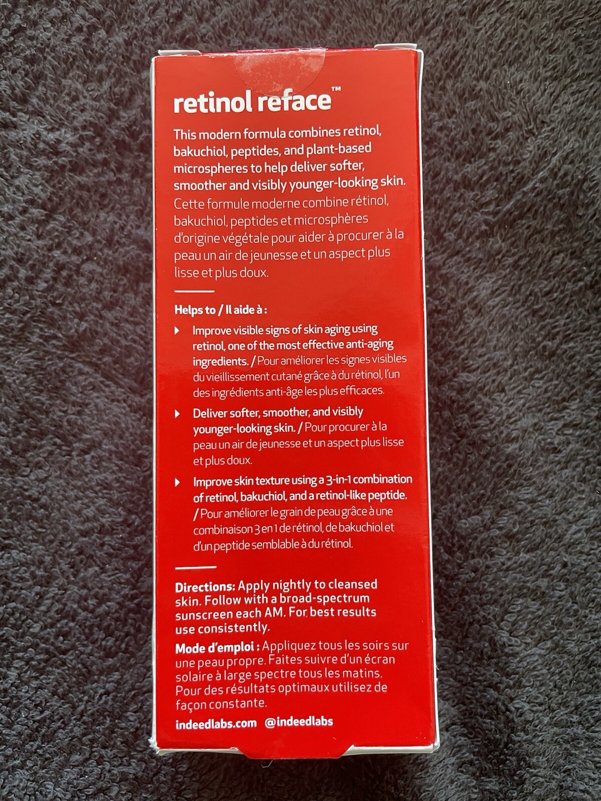 Indeed Labs Retinol Reface Skin Resurface Cream - 30ml for sale online ...