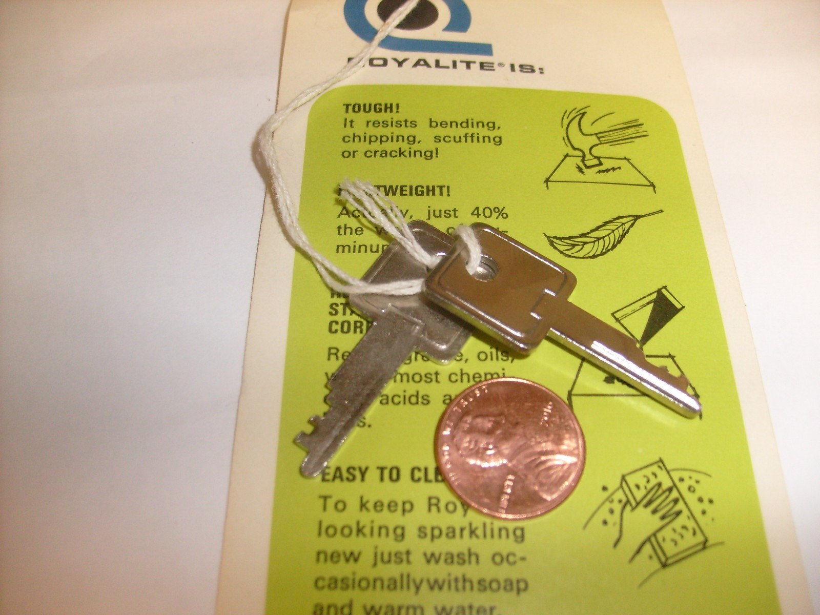 ROYALITE Vintage Case Key ~Unknown Model Excellent Replacement ...