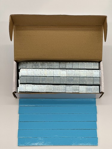 1 BOX 1/4 OZ BLUE TAPE STICK-ON WHEEL WEIGHTS ADHESIVE 48 PCS ,MADE IN ...