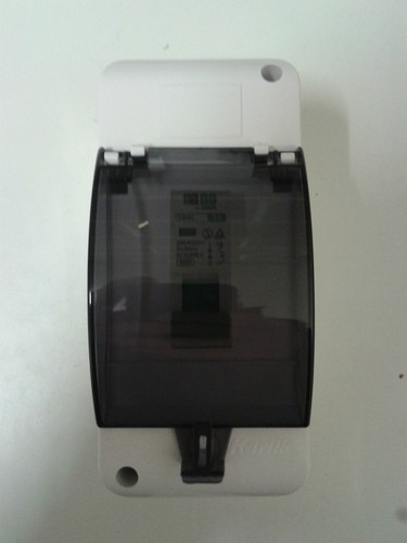 1 Way Garage, shed, fuse box single or double pole MCB. | eBay UK