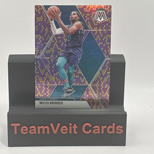2019-20 Panini Mosaic Kobe Tribute Miles Bridges Purple Gold Snakeskin ...