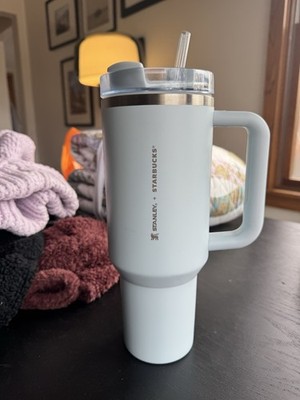 EUC Starbucks x Stanley 40oz Tumbler Minty Icy spring Blue Limited ...