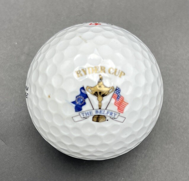 Ryder Cup The Belfry Logo Golf Ball (1) Slazenger Raw Distance 3 Pre ...